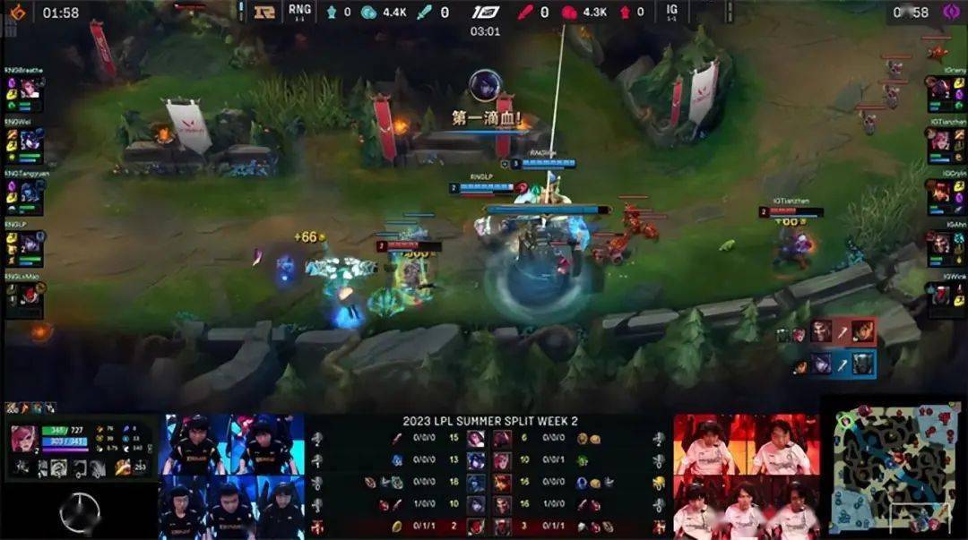 Breathe剑姬一打三， RNG 2-0战胜iG_下路_妮蔻_上路