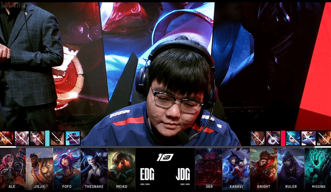 knight阿狸灵魄突袭撕裂后排，JDG 2-0战胜EDG拿到四连胜_比赛_团战_小龙