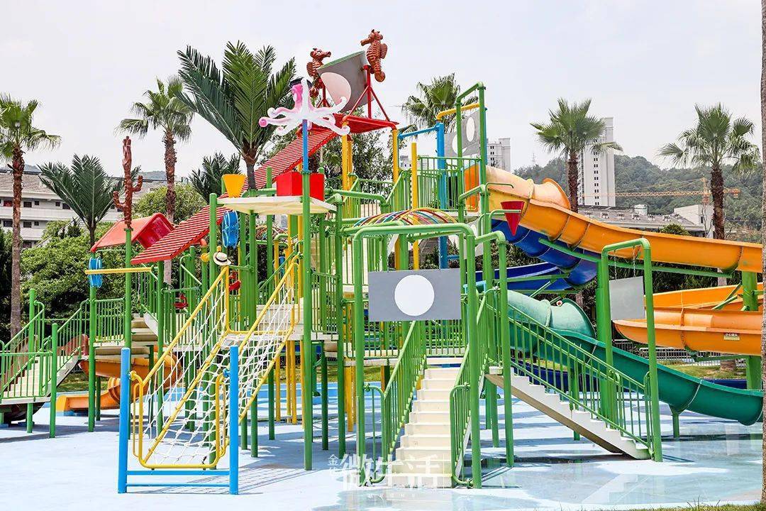 金华人的夏天要被这个水世界承包了！9000㎡海啸池震撼登场！_森林_滑梯_福利