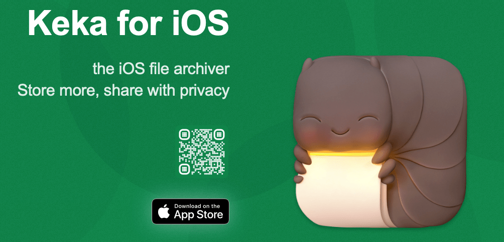我在 Mac 上一直用的压缩/解压缩软件 Keka，出了 iOS 版_iPad_系统_macOS