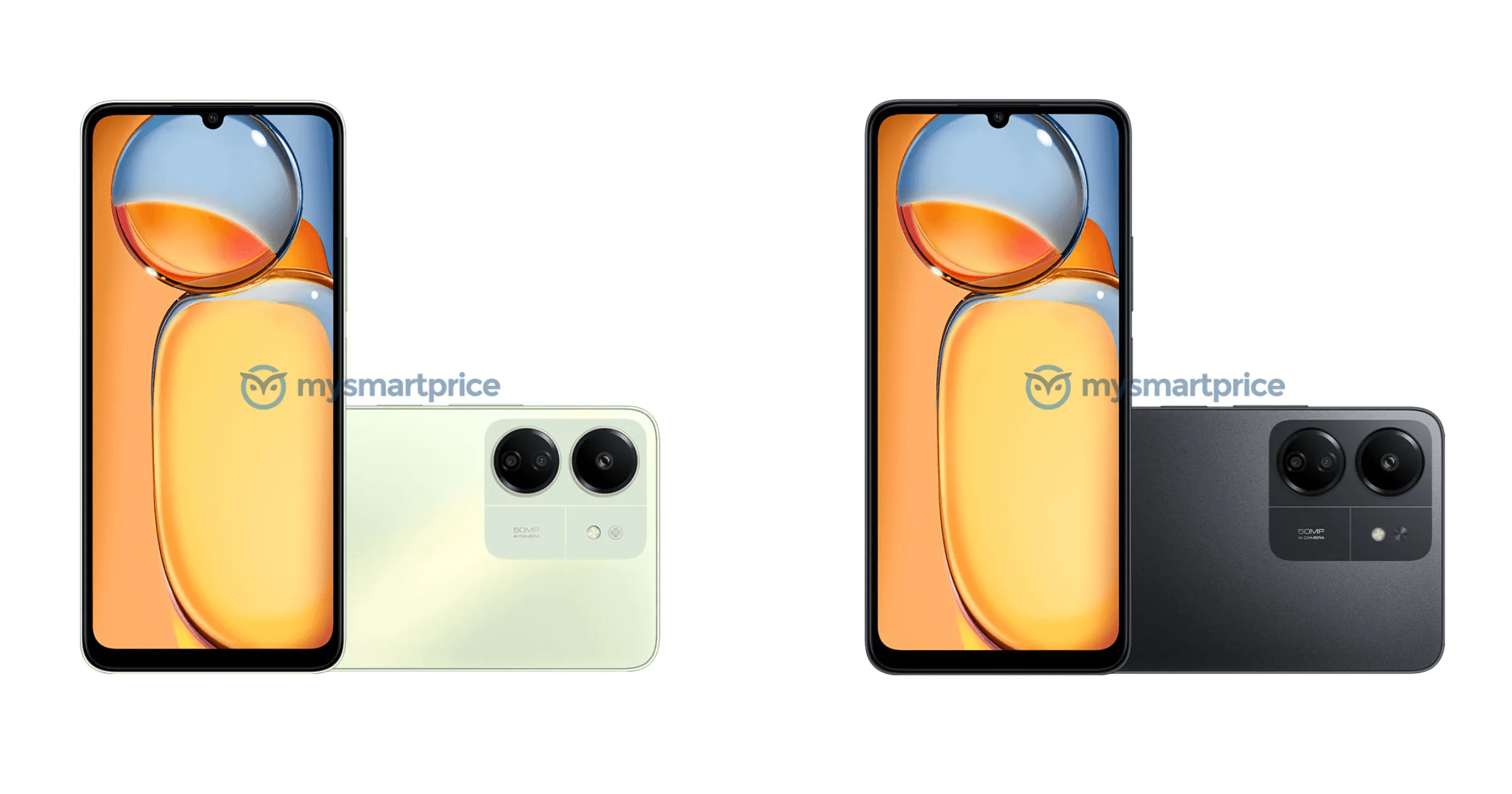 5000 万主摄，小米 Redmi 13C 手机渲染图曝光_该机_配有_版本