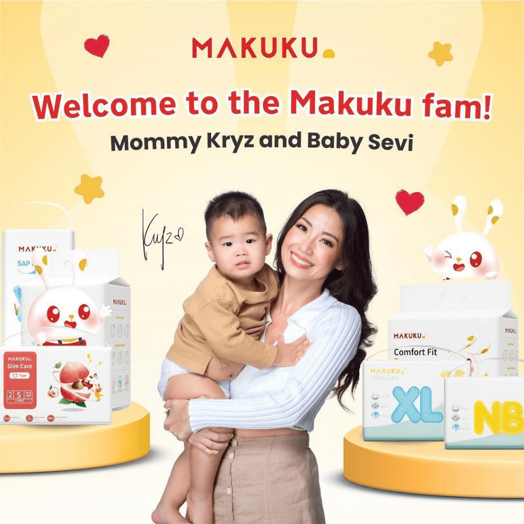 菲律宾女星Kryz Uy成为MAKUKU最新品牌大使_产品_视频_宝宝