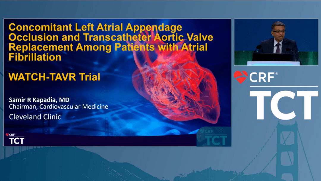 TCT 2023｜TAVR+WATCHMAN非劣于TAVR+药物治疗：WATCH-TAVR试验最新结果重磅公布_研究_患者_事件