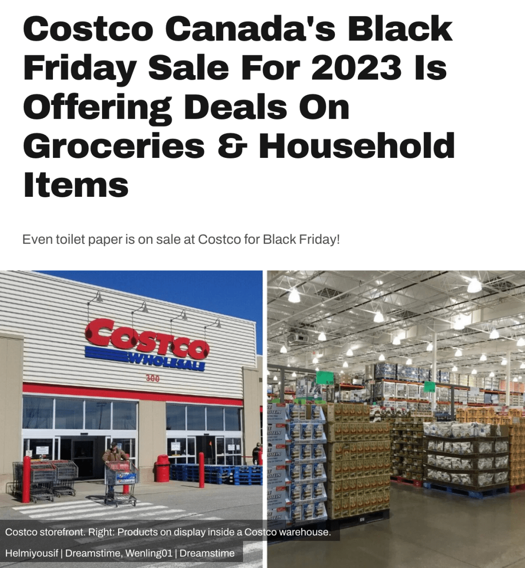 加拿大Costco，Amazon提前黑五大促！家具、电器、日用品狂打折，最高74%折扣！_优惠_高达_促销