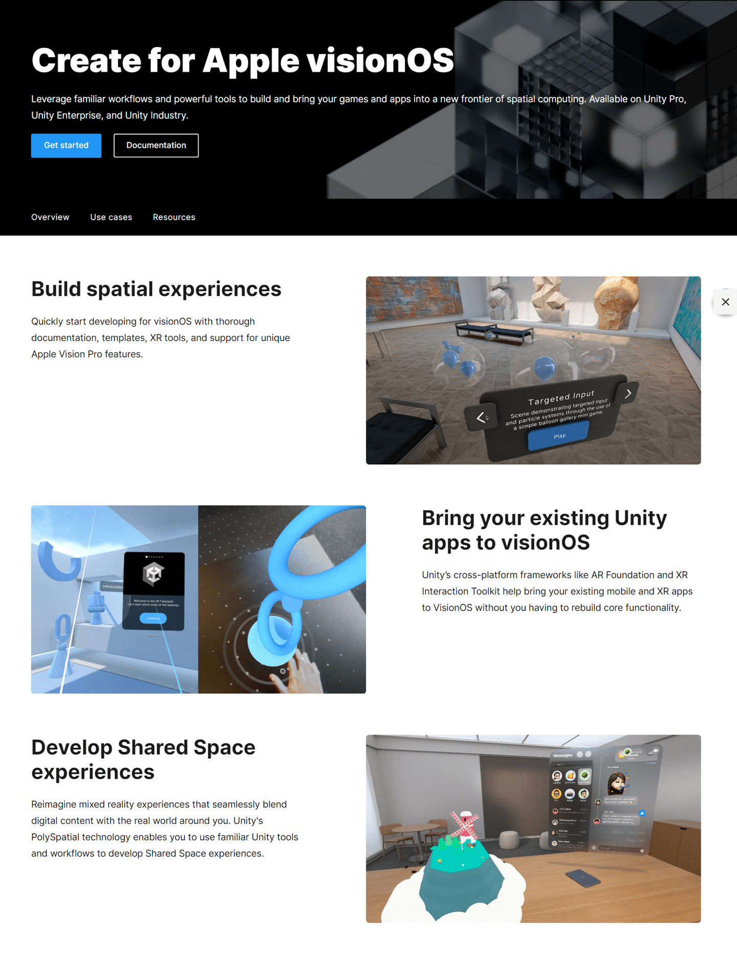 Unity visionOS Beta测试正式开放_Vision_用户_跟踪