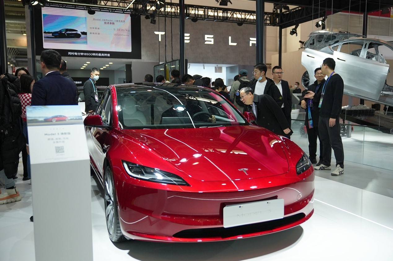 特斯拉亮相首届链博会，上海超级工厂零部件本土化率超95%_搜狐汽车_搜狐网