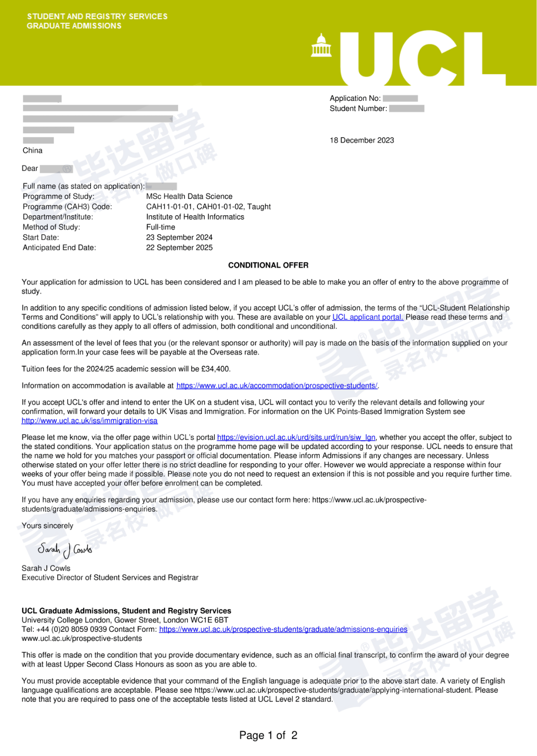 2024捷报 | 惊喜，GPA3.0+，世界前10名校伦敦大学学院录取我啦！_数据_背景_科学