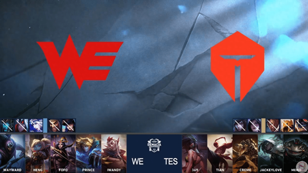 TES对战WE！369再战Wayward结果中单秀疯了_阿卡丽_上单_淘汰赛